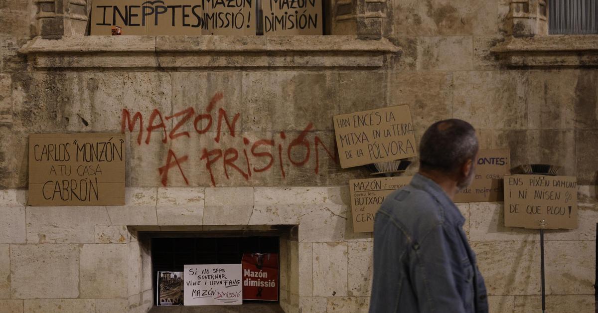 Convocan la tercera manifestación para pedir la dimisión de Mazón el 29 ...